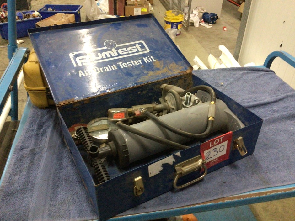 PLUMTEST Air Drain Tester Kit Auction (0230-3028002) | Grays Australia