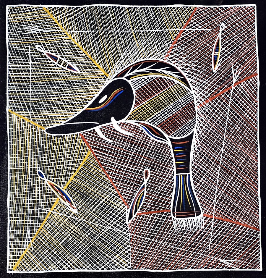 EDWARD BLITNER (Circa 1961 - ), ORIGINAL ACRYLIC PAINTING ON CANVAS ...