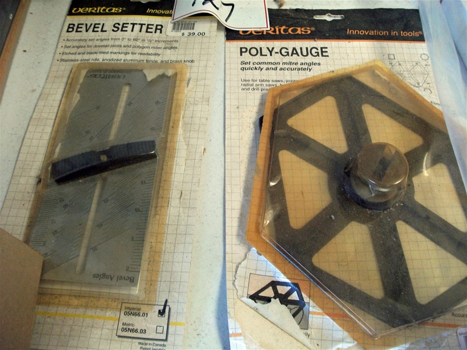 Bevel Setter and Poly Gauge - Veritas Auction (0127-9048061) | Grays ...