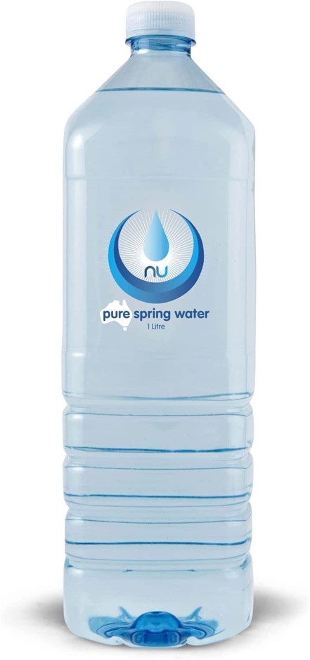 160 x NU Pure Spring Water 1L. Best Berore: 01/2026. Auction (0425 ...