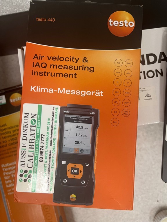 Testo 440 - Air velocity and IAQ measuring instrument Auction (0060 ...