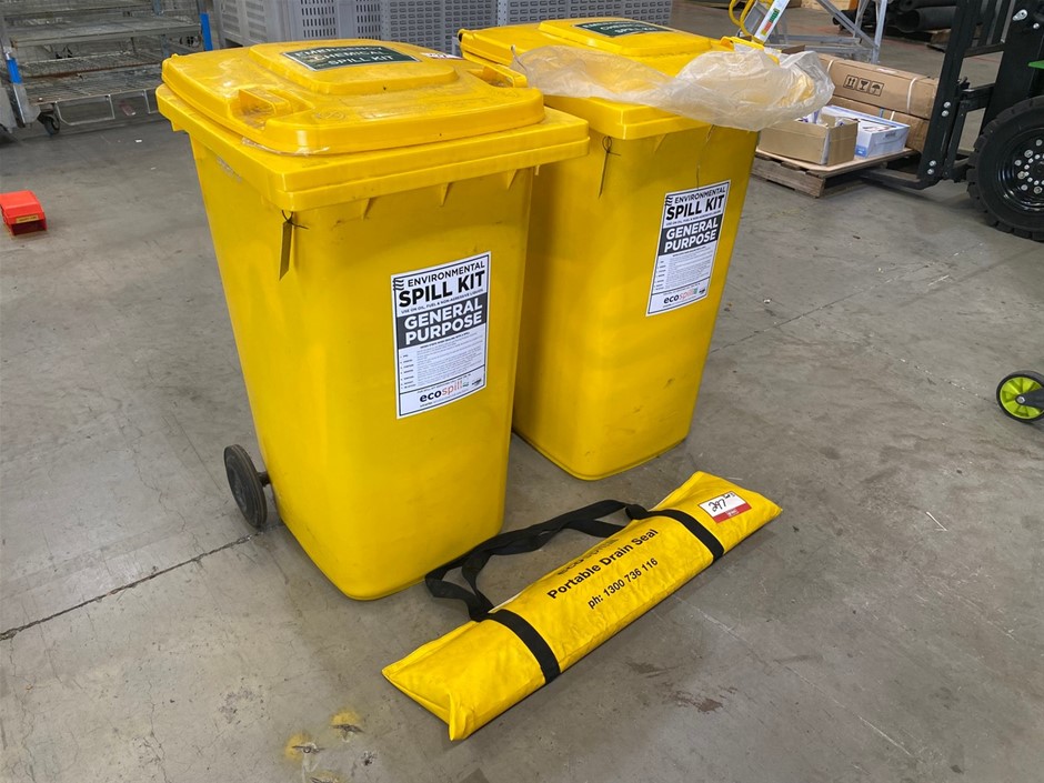 2x General Purpose 240L Sulo Bins Spill Kits Auction (0297-7049539 ...