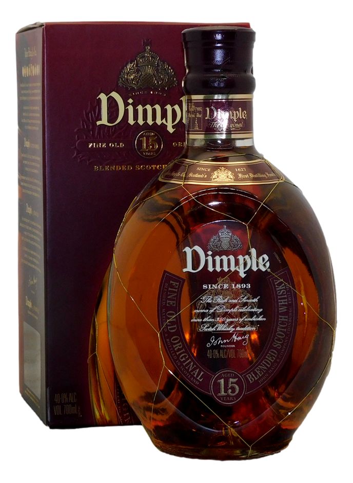 Dimple 15 Years Old Fine Old Original Blended Scotch Whisky (1x 700mL ...