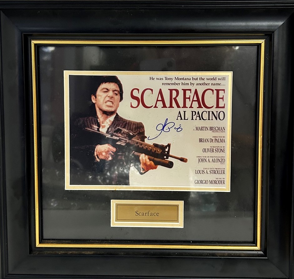 Scarface Al Capone Signed Picture in Frame Auction (0197-2557871 ...