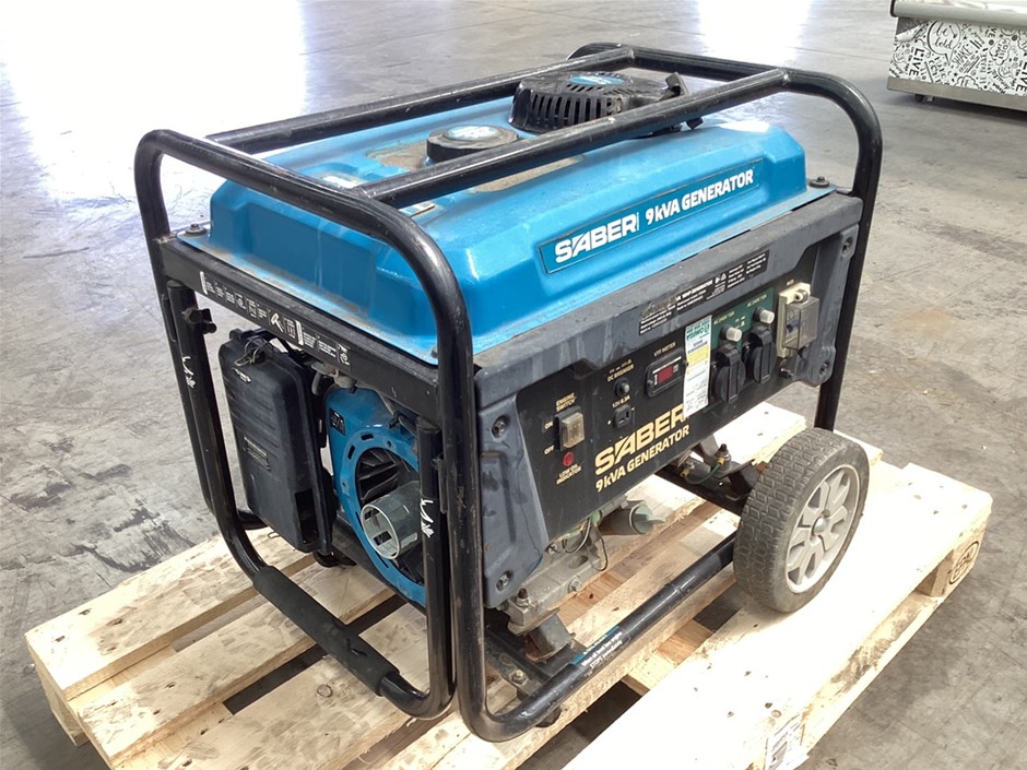 Saber 9kVA Generator Auction (0024-3028199) | Grays Australia