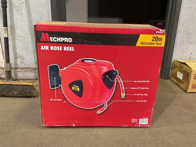 Mechpro 20M Retractable Air Hose Auction (0147-9048438) | Grays Australia