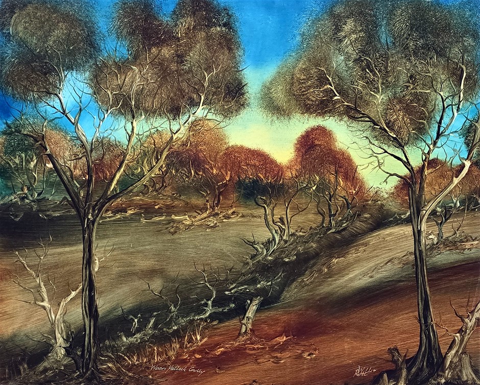 RON WILLIS (Working 1970's), Original Acrylic Painting on Board Auction ...