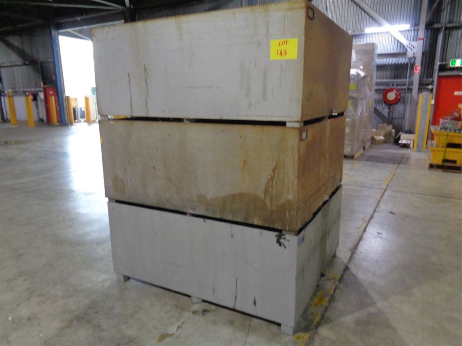 3 Galvanised Steel Pallet IBC Binding Auction (0143-5055495) | Grays ...