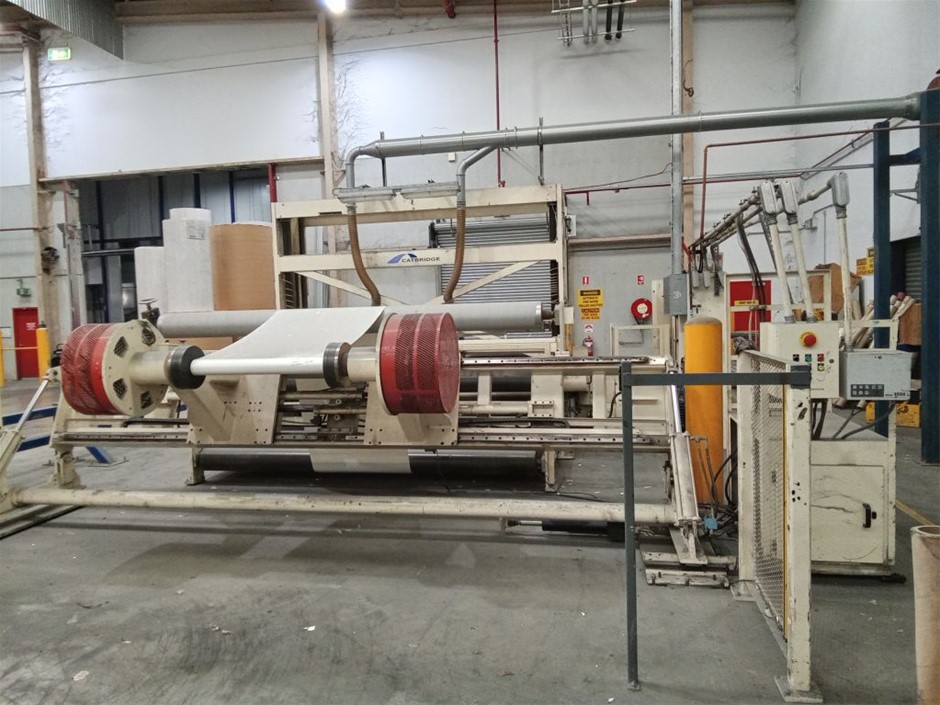 Paper Slitter Rewinder Catbridge Model 210 Two-Drum Surface Winder ...