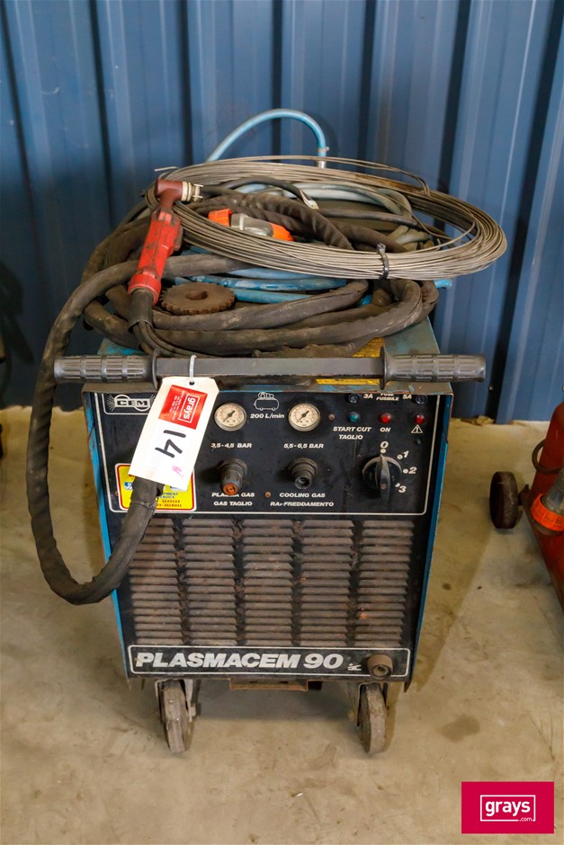CEM PLASMACEM 90 Mobile Plasma Cutter Auction (0014-5055291) | Grays ...