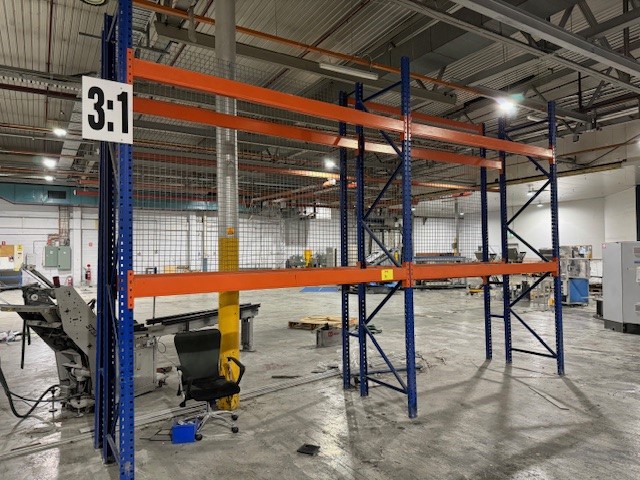 Pallet Racking 2 Bay Schaefer with Rear Mesh Upricght Height 3.5m ...