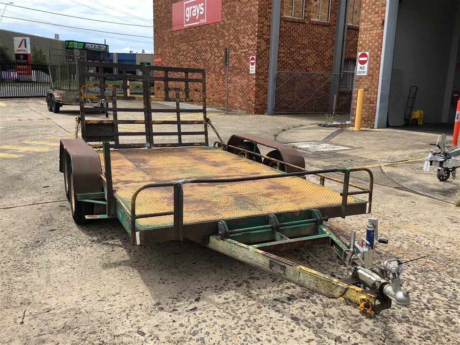 1995 Dean FLOAT Tandem Plant Trailer Auction (0019-5056056) | Grays ...