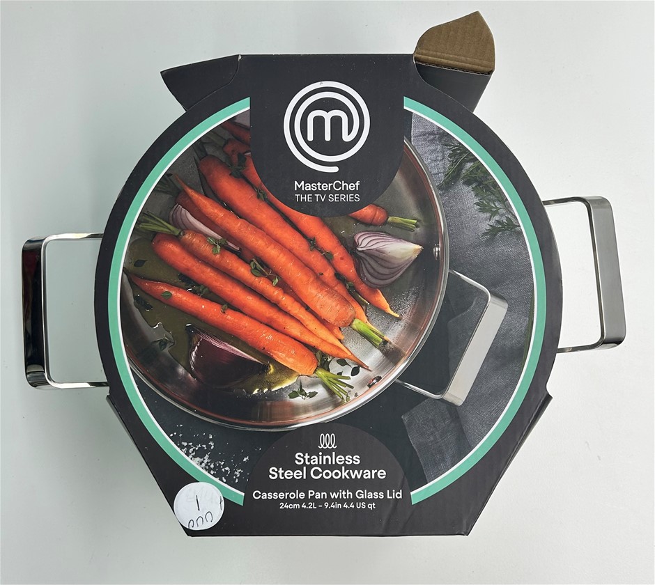 MasterChef The TV Series Stainless Steel Cookware Casserole Pan Auction ...