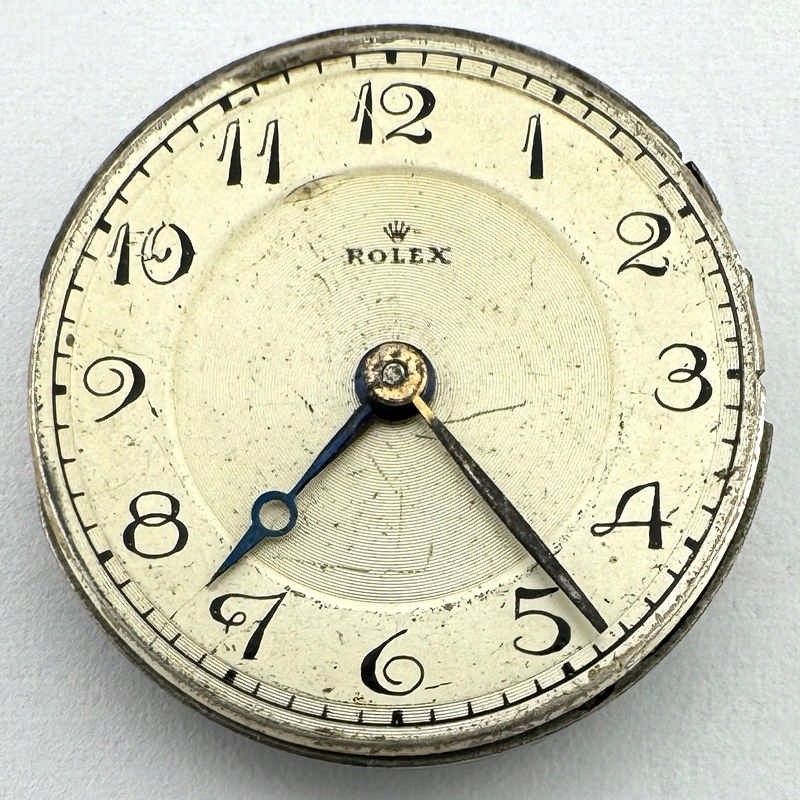 1930'S ROLEX 500 (CALIBRE 8 3/4 HUNTER) WATCH MOVEMENT AN EARLY ROLEX ...