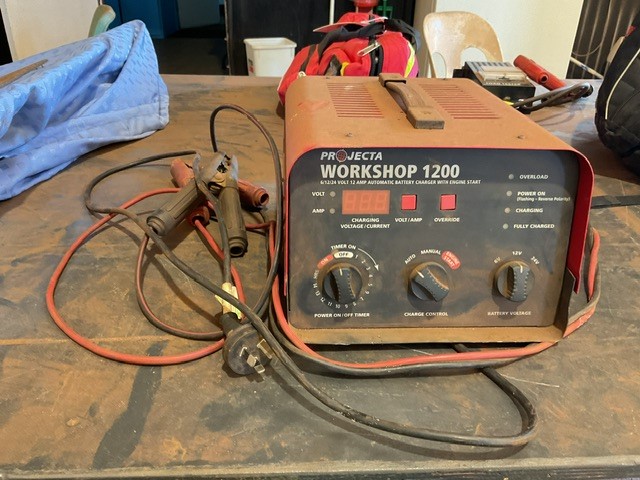 Projecta Workshop 1200 Automatic Battery Charger With Engine Start ...