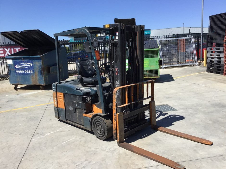 Toyota 7FBE20 3 Wheel Counterbalance Forklift Auction (0002-3029069 ...