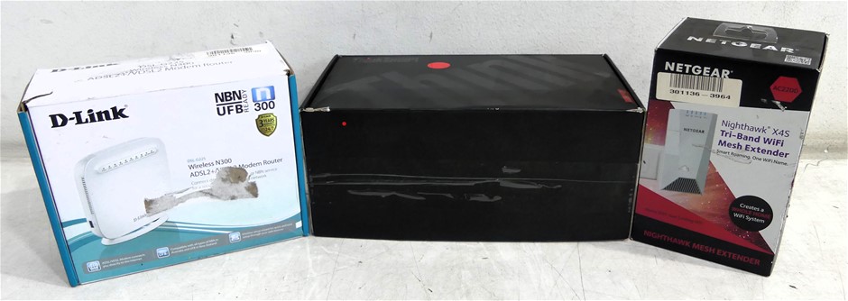 Bulk lot of Assorted Lenovo Thinksmart, ADSL2+ Modem Router Auction ...