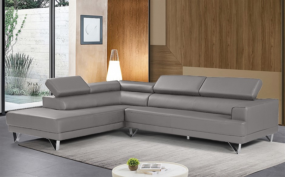 Muse Grand Corner lounge - Grey Auction (0006-3140267) | Grays Australia