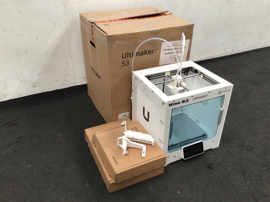 Ultimaker Wise S3 3D Printer Auction (0007-7051027) | Grays Australia