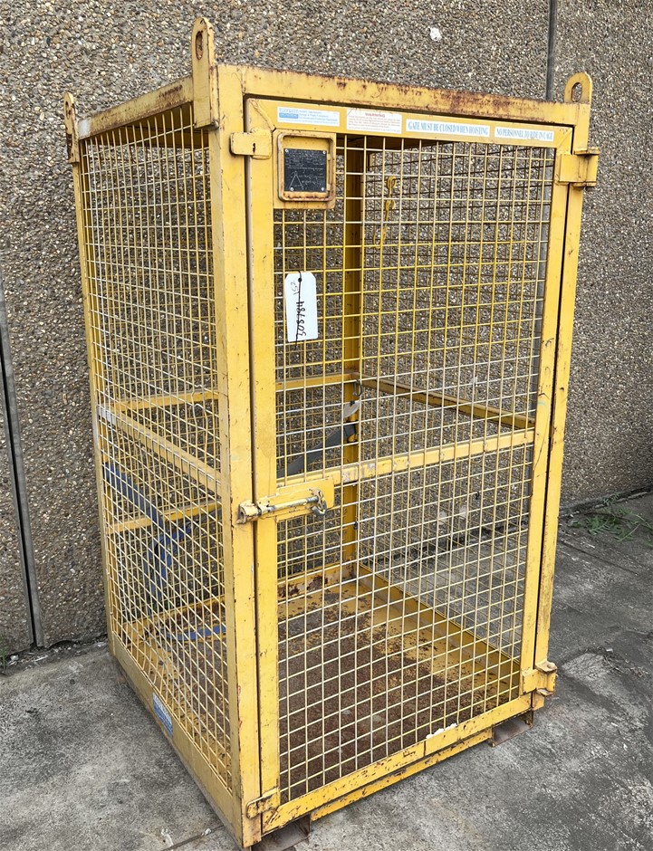 East West Engineering GB-CM Crane Lifting Storage Cage Auction (0050 ...