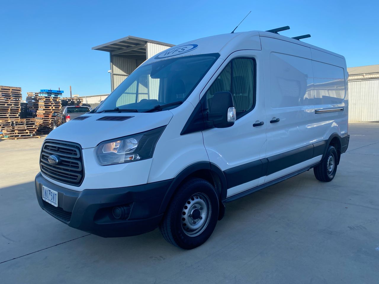2018 Ford Transit 350L LWB MID ROOF VO Turbo Diesel Manual Van Auction ...