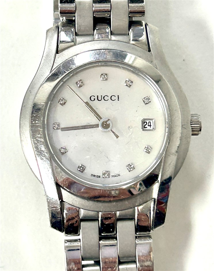 Gucci G Class Watch, model 5500L, 28mm Auction (0016-2558141) | Grays ...
