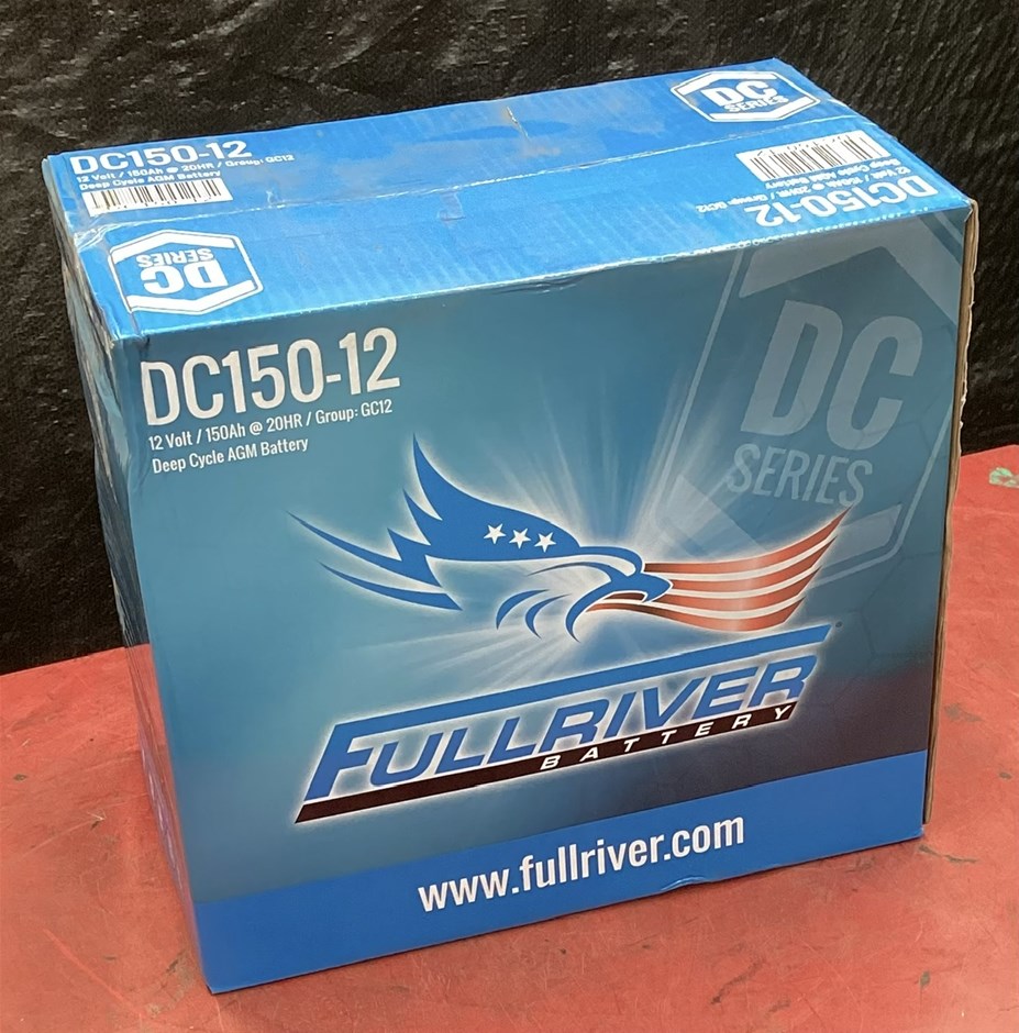 FULLRIVER DC150-12 Deep Cycle AGM Battery Auction (0001-3028457) | Grays Australia