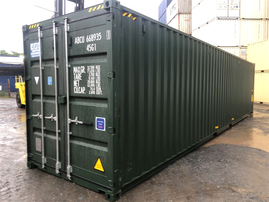 2021 40 Foot High Cube New Build / Single Use Shipping Container ...