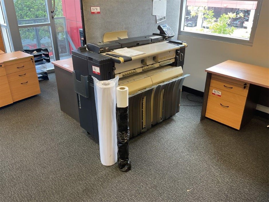 1x Kyocera KM4850w Plotter Printing Machine Auction (0086-7050027 ...