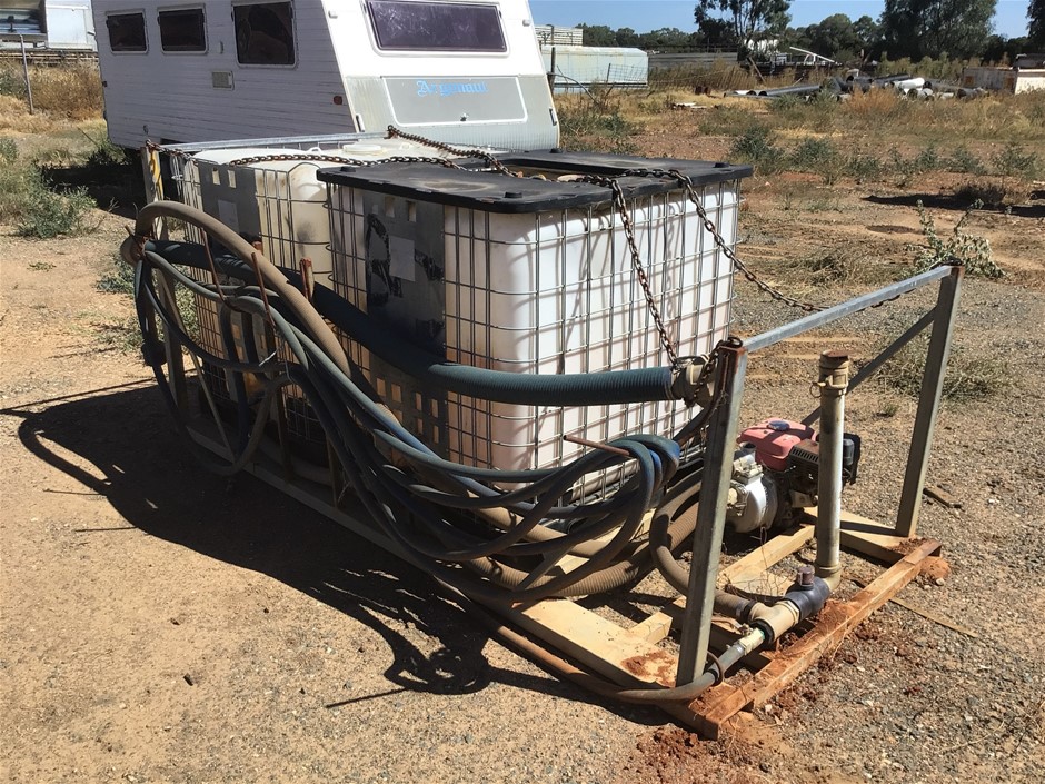 Water Storage Unit Mounted on Skid Auction (0022-3028409) | Grays Australia