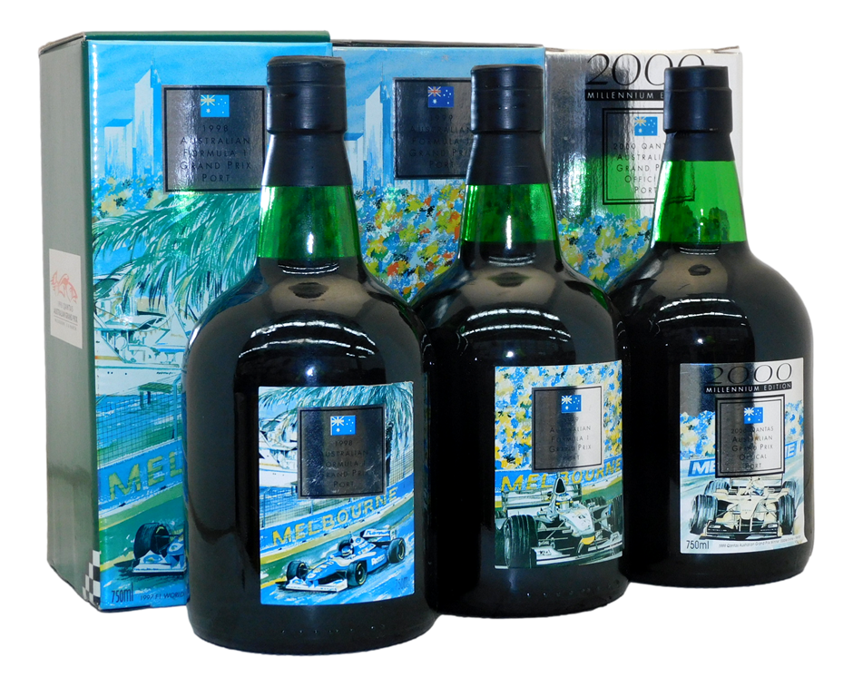 Assorted Australian Formula 1 Grand Prix Port Pack (3x 750mL) SA ...