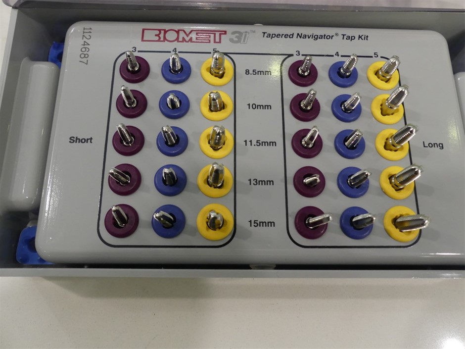 Biomet 3i Tapered Navigator - Tap Kit Auction (0089-5055682) | Grays ...