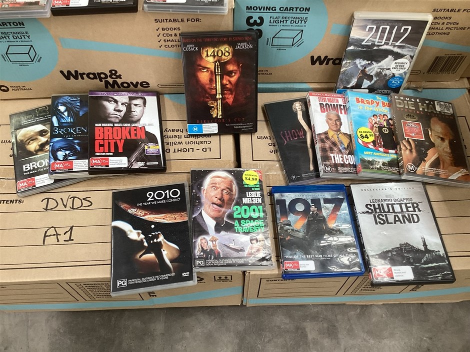 Large Quantity of Assorted DVDs Auction (0027-3028403) | Grays Australia