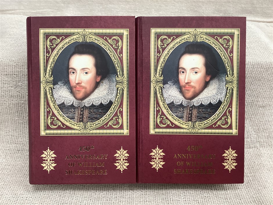 450Th Anniversary Of William Shakespeare Silver Collectable Coins ...