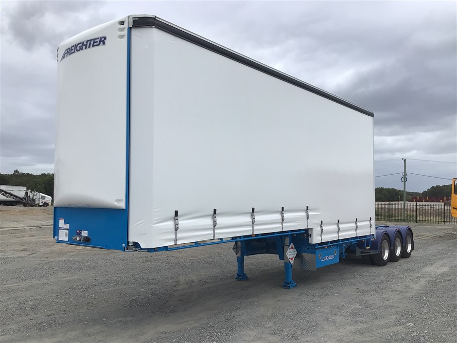 2023 Freighter Mezz Tautliner D/Deck Curtainsider Lead Trailer 4.6m ...