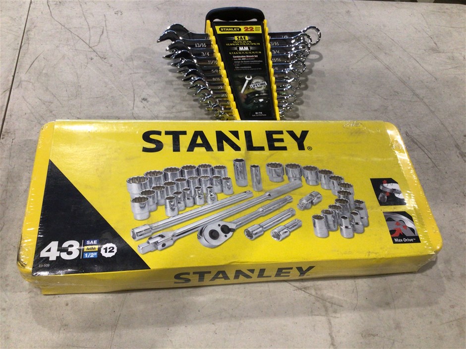 Stanley Socket & Spanner Sets Auction (0049-8018584) | Grays Australia