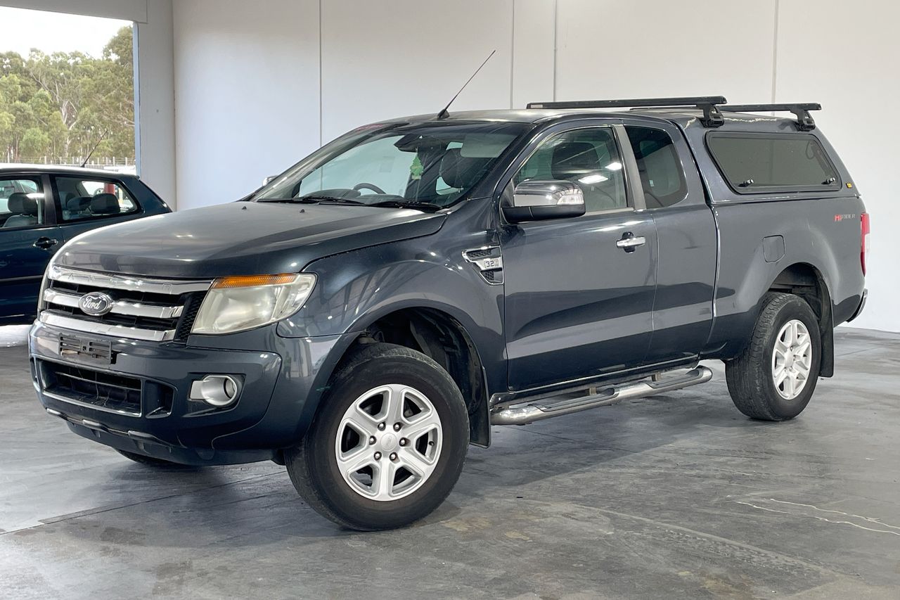 2012 Ford Ranger XLT 4X2 Hi-Rider PX Turbo Diesel Automatic Ute Auction ...