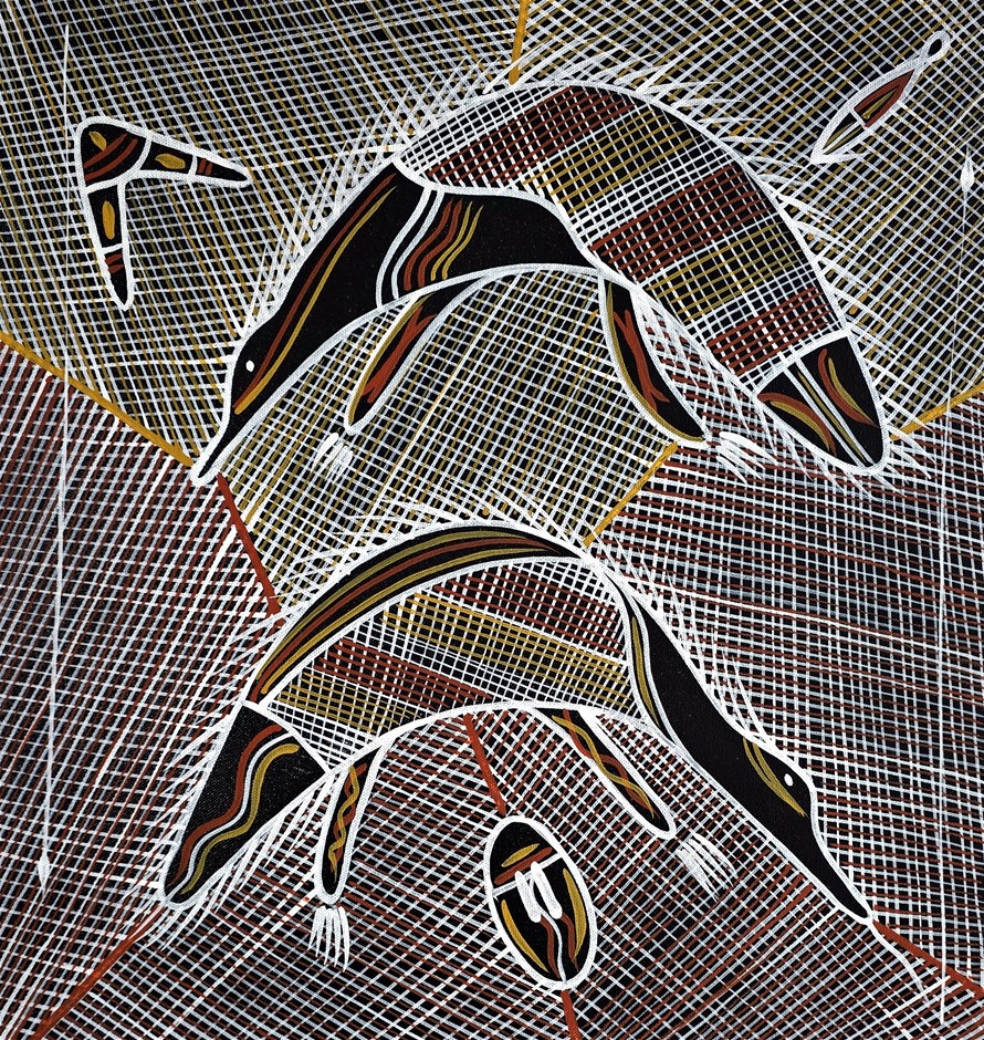 REG PENGARTE (c.1966 - ), Original Acrylic Painting on Canvas Auction ...