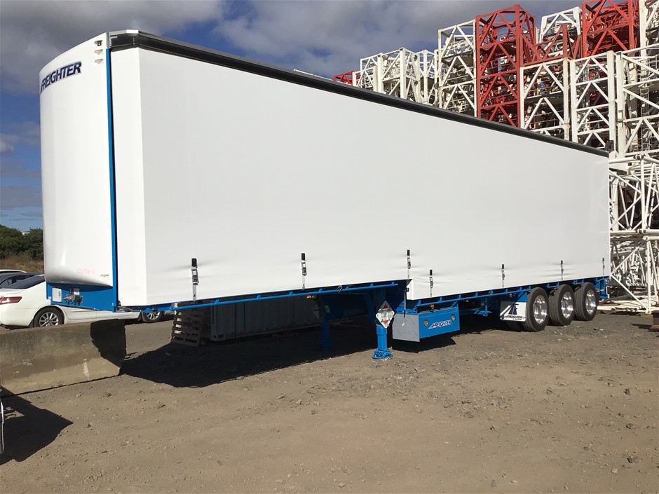 2023 Freighter Mezz Tautliner D/Deck Curtainsider Tag Trailer 4.3m ...