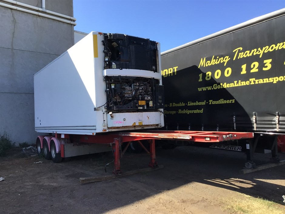 2007 Maxitrans ST3 Triaxle Refrigerated Lead Trailer Auction (0001 ...