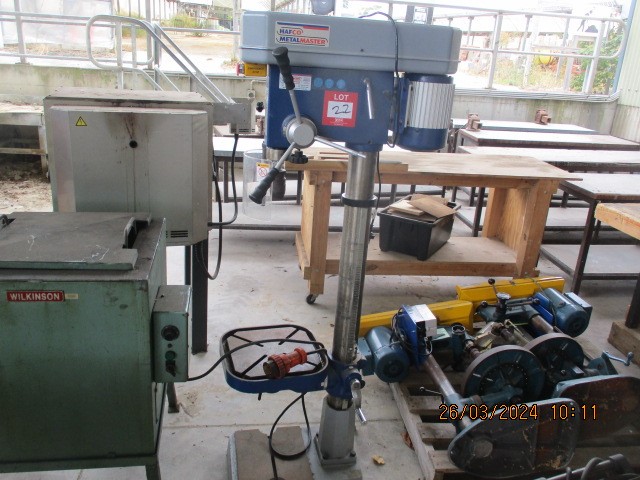 Hafco Metalmaster Pedestal No. 3 Morse Taper Drilling Machine Auction ...