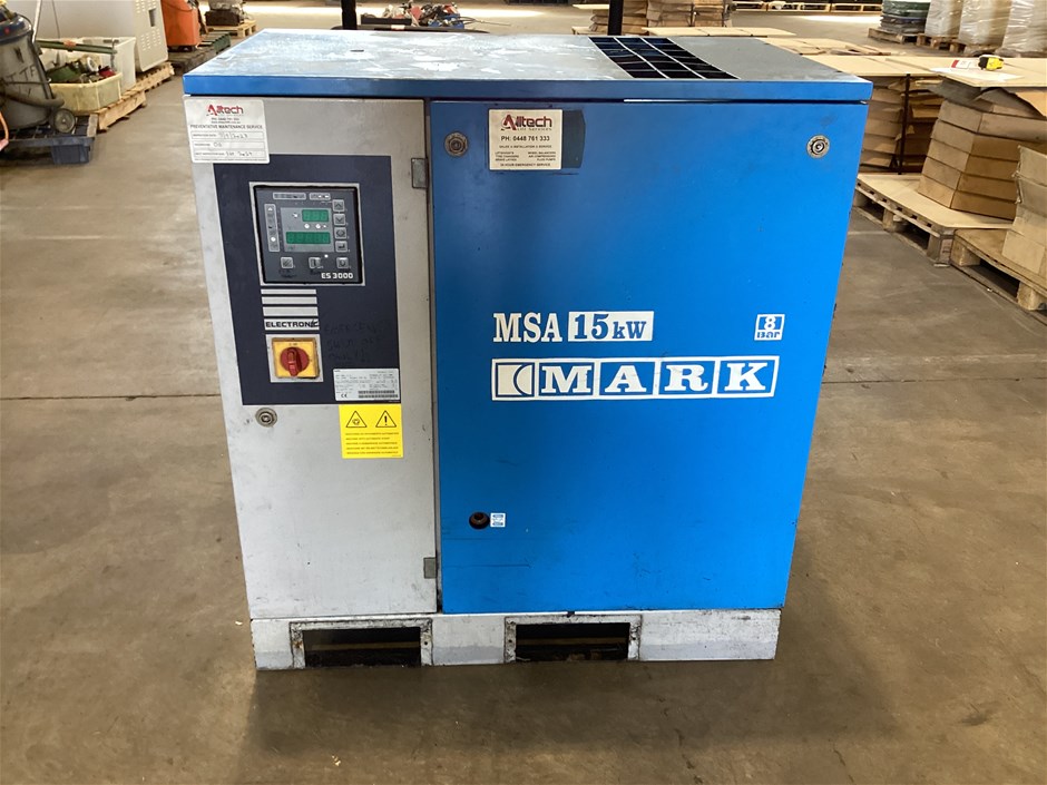 Mark MSA 15KW Air Compressor Auction (0015-8018506) | Grays Australia