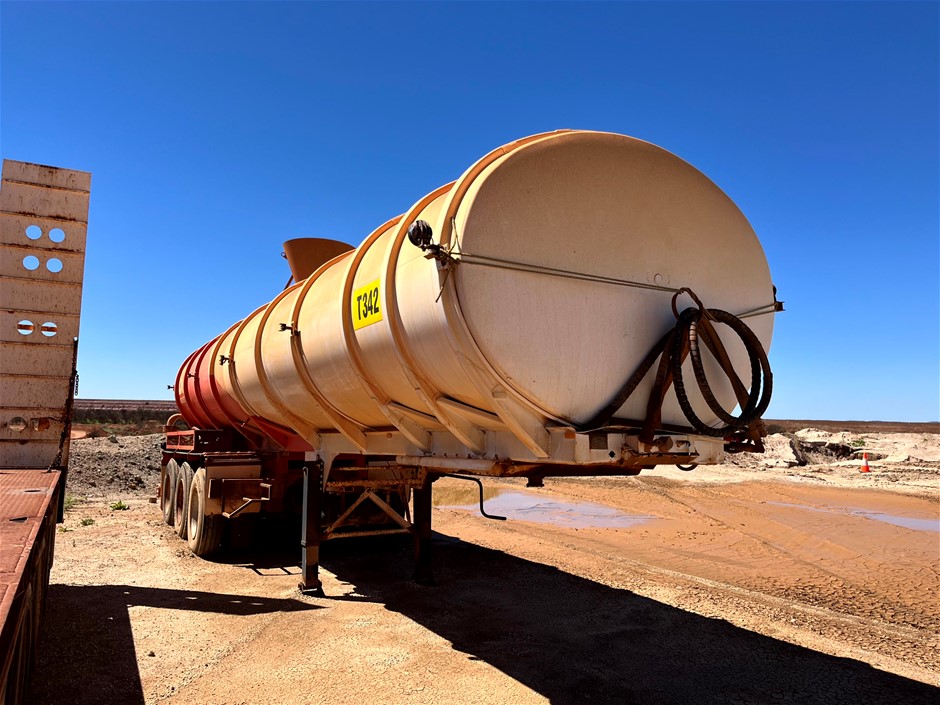 1995 Tieman Triaxle 27000L Water Tanker Trailer Auction (0006-9049295 ...