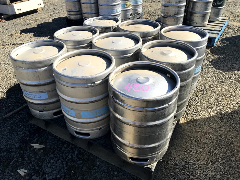 9x Steel Beer Kegs (Empty) Auction (0419-3028913) | Grays Australia