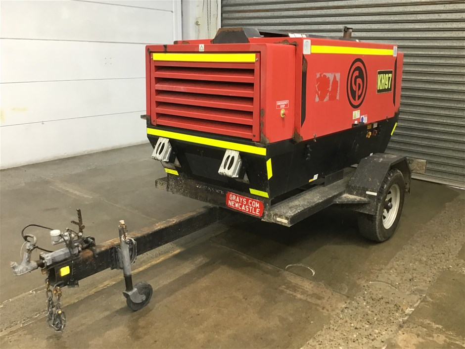 REDSTAR CPS375 Air Compressor Trailer Mounted Compressor Auction (0017 ...