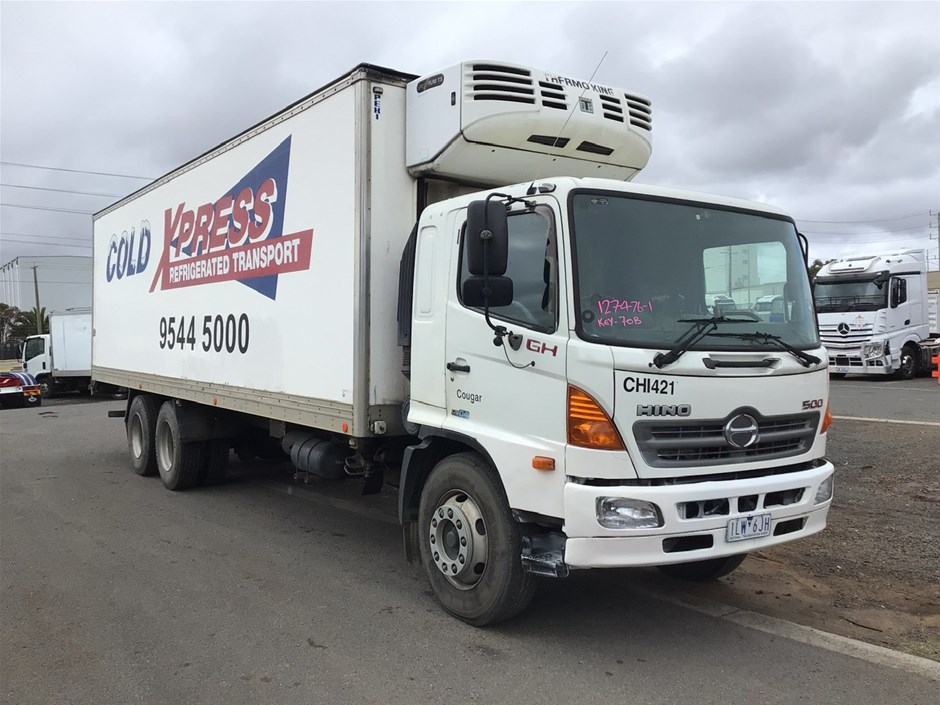 2008 Hino GH 500 6 x 2 Refrigerated Body Truck Auction (0003-3029271) | Grays Australia