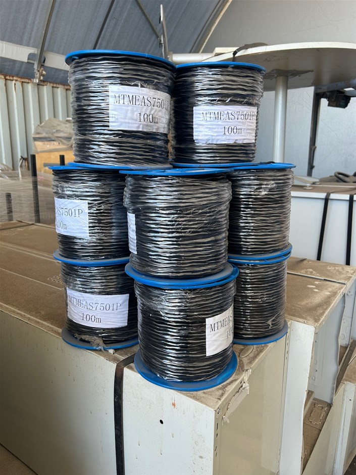 10 x Unused Electra Cables Black Instrumentation Cable - Model ...