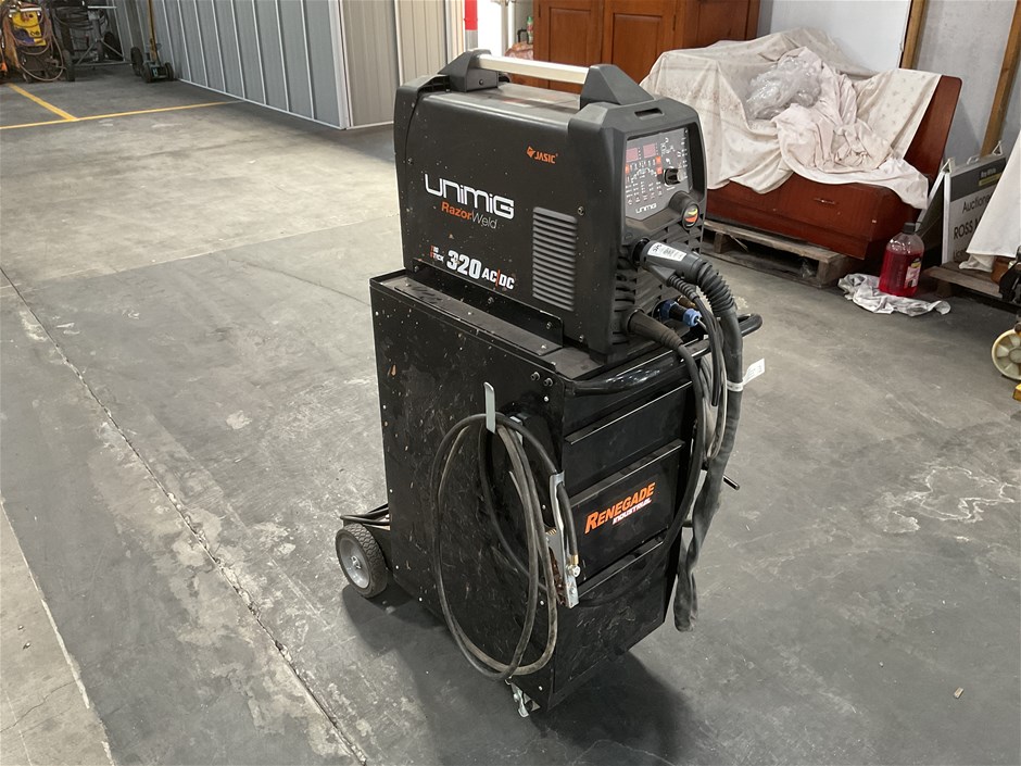 1 x RAZOR 320 AC/DC TIG WELDER with Trolley Auction (0022-7051509 ...