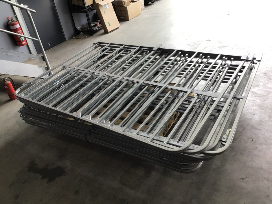 12 x Steel Fabricated Trailer Side Gates Auction (0006-3028670) | Grays ...