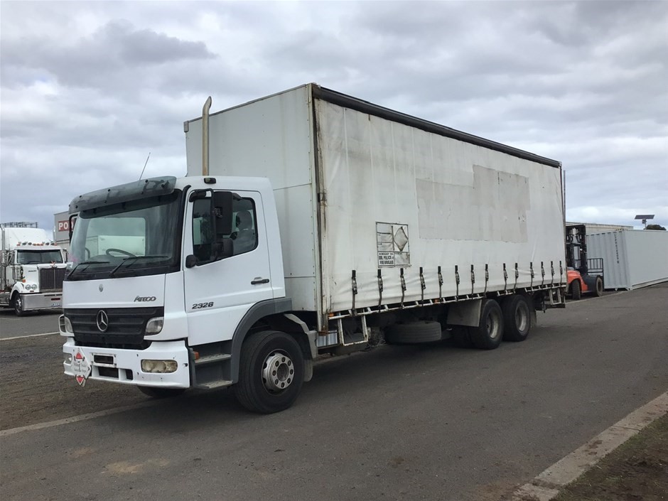 2007 Mercedes Benz Atego 2328 6 x 2 Curtainsider Rigid